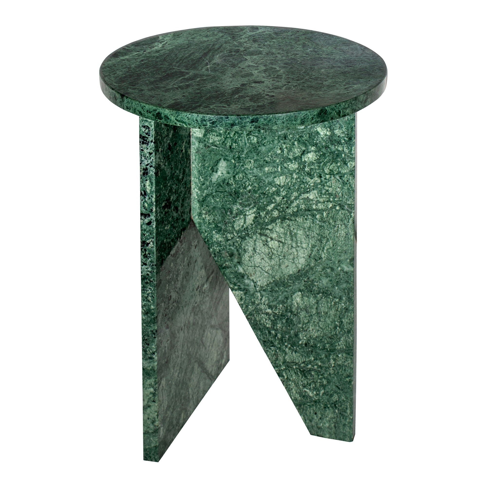 Green marble accent table store