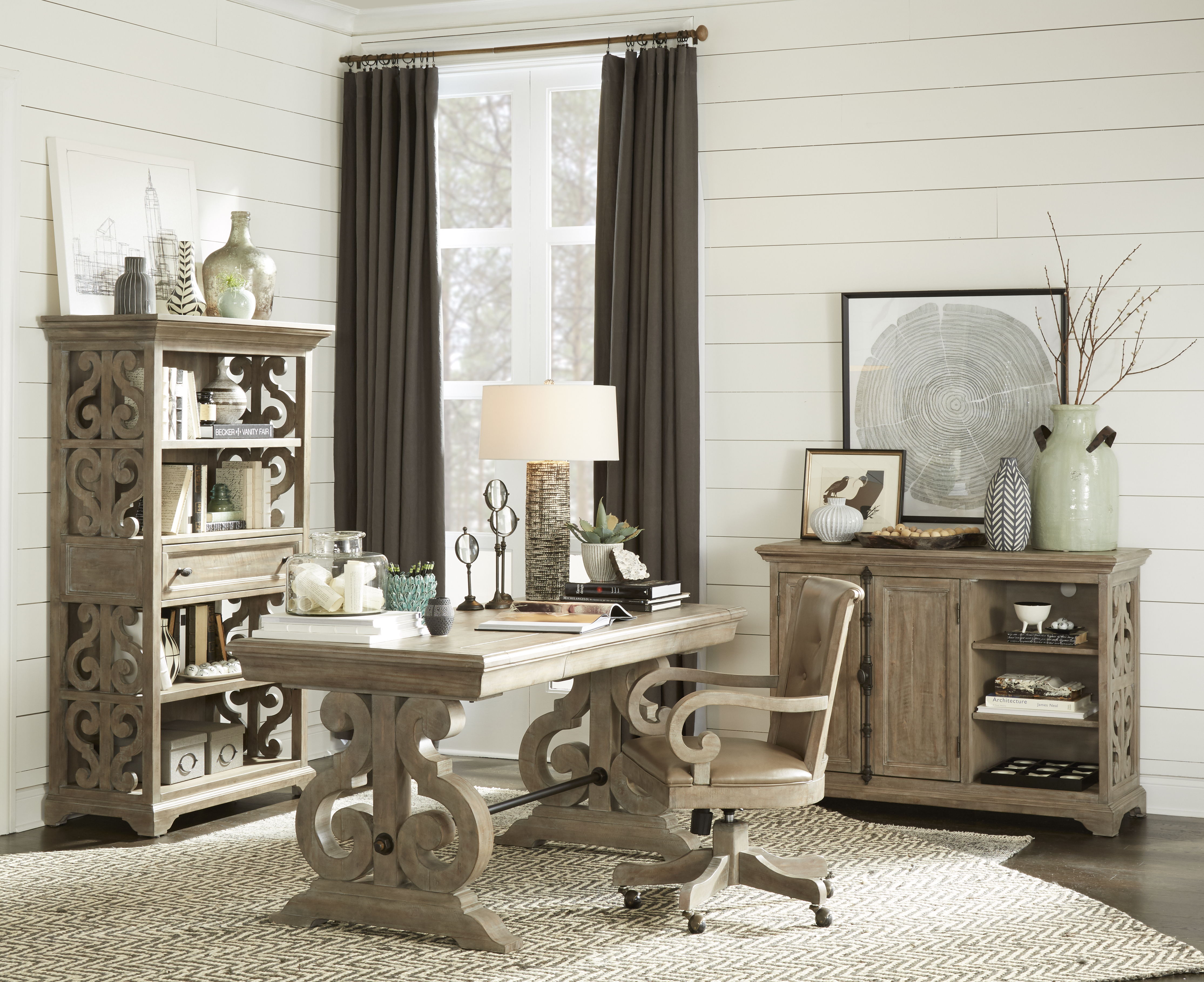 Tinley Park Printer Stand Dove Tail Grey